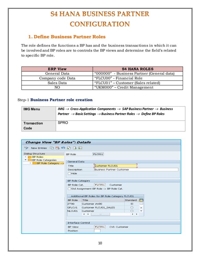 S4 HANA Business Partner Configuration@Ganesh Tarlana | PDF