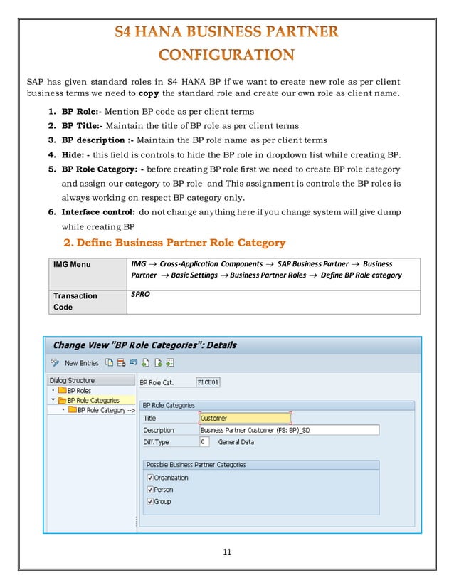 S4 HANA Business Partner Configuration@Ganesh Tarlana | PDF