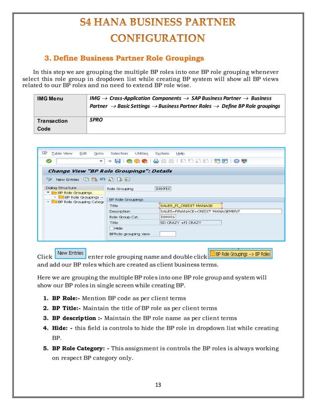 S4 HANA Business Partner Configuration@Ganesh Tarlana | PDF