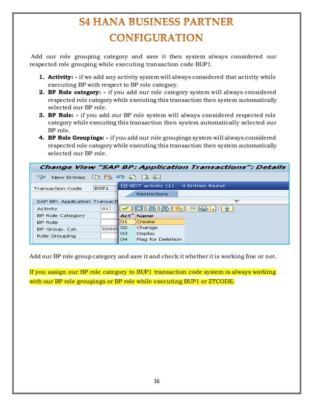 S4 HANA Business Partner Configuration@Ganesh Tarlana | PDF