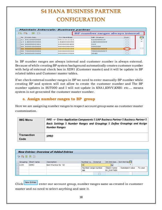 S4 HANA Business Partner Configuration@Ganesh Tarlana | PDF