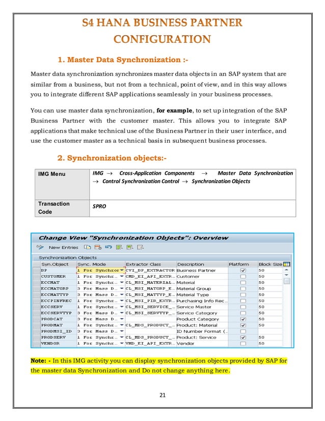 S4 HANA Business Partner Configuration@Ganesh Tarlana | PDF