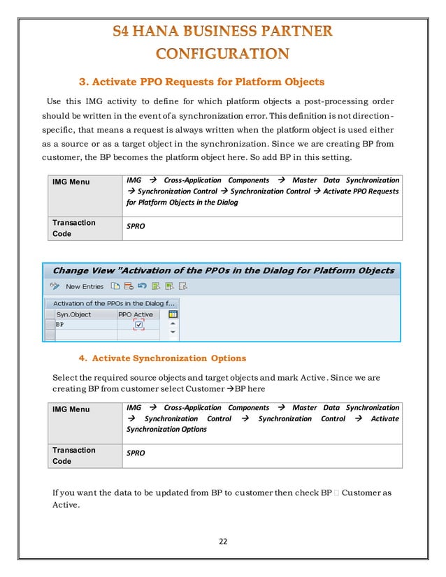 S4 HANA Business Partner Configuration@Ganesh Tarlana | PDF