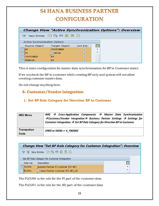 S4 HANA Business Partner Configuration@Ganesh Tarlana | PDF