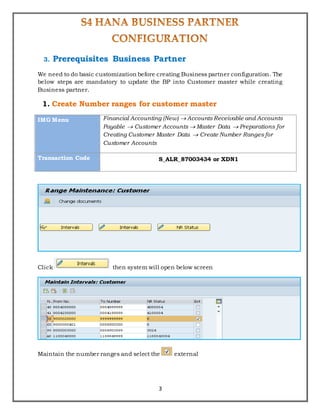 S4 HANA Business Partner Configuration@Ganesh Tarlana | PDF