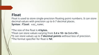 Ganesh C-programming full detailed pptpptx | PPTX