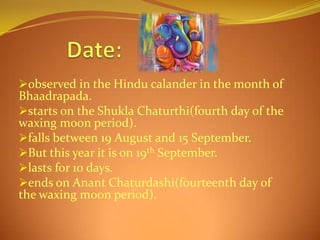 Ganesh chaturthi..... | PPTX