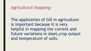 Ganesh GIS Ppt.pptx | Agriculture | Industries