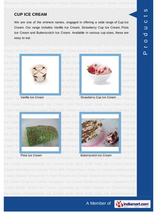 Ganesh Ice Cream, Tamil Nadu, Ice Creams | PDF