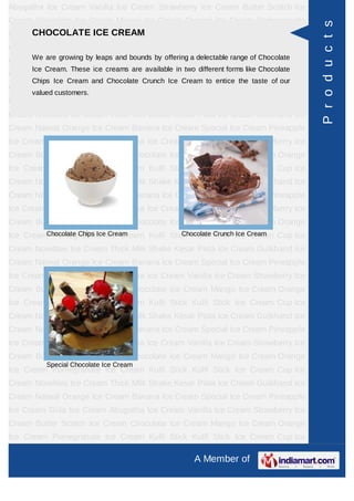 Ganesh Ice Cream, Tamil Nadu, Ice Creams | PDF
