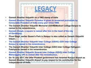 Ganesh shanker vidyarthi | PPTX