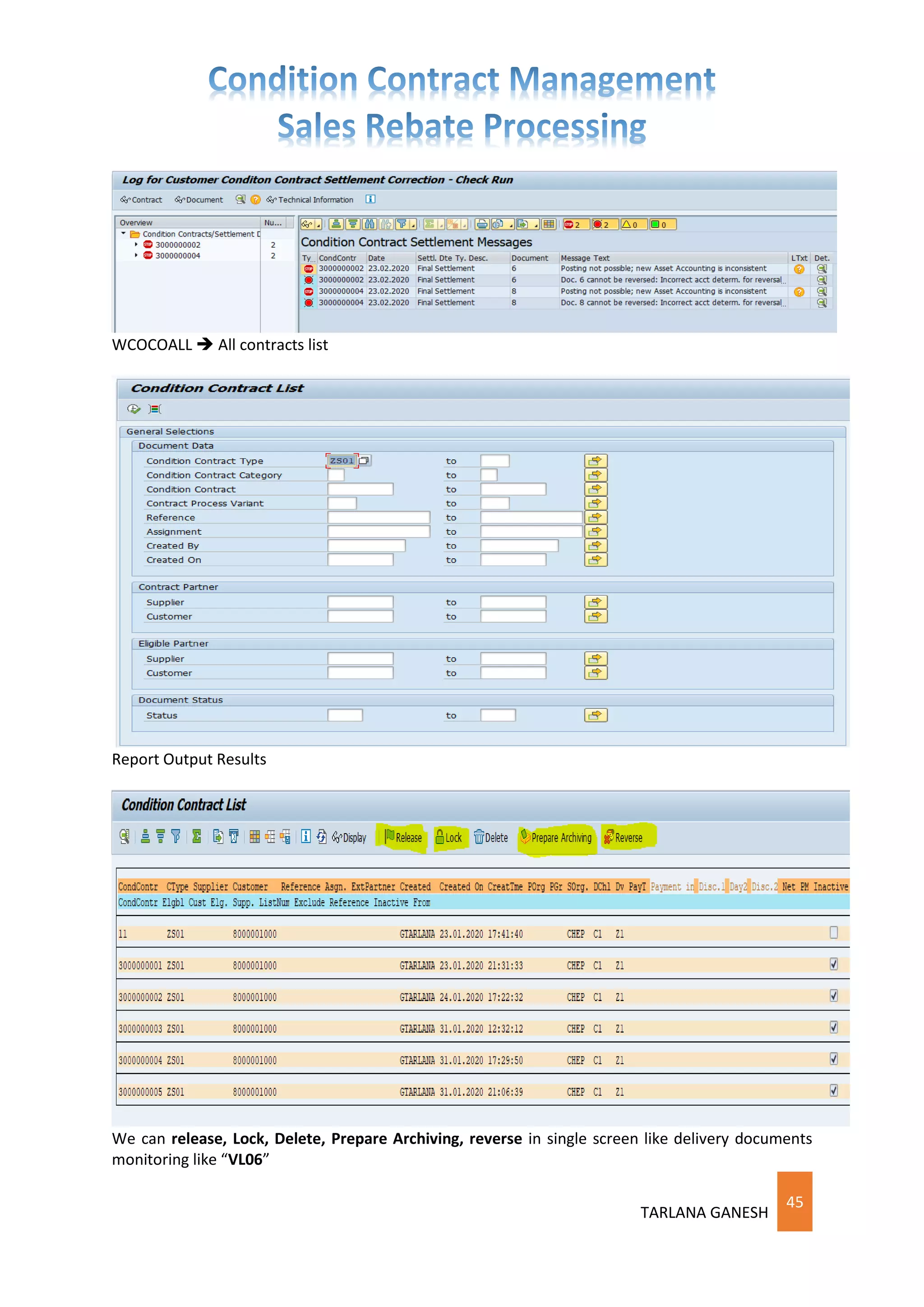 S4 HANA sattlement management_Ganesh Tarlana | PDF