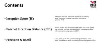 GAN Evaluation | PPT