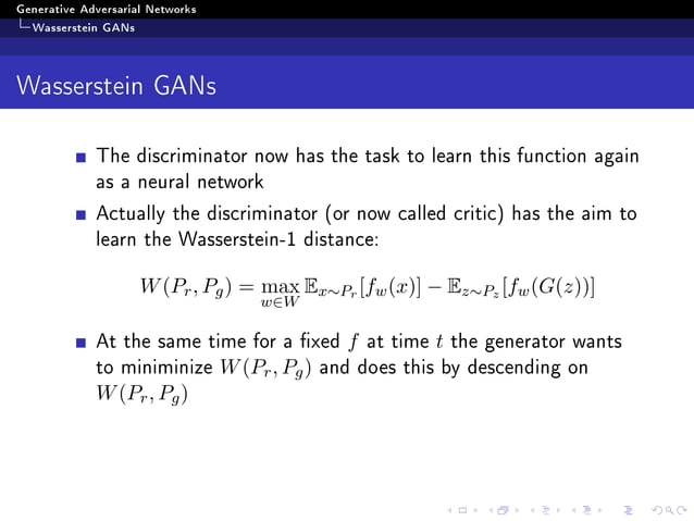 Introduction to Generative Adversarial Networks | PPT