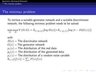 Introduction to Generative Adversarial Networks | PPT
