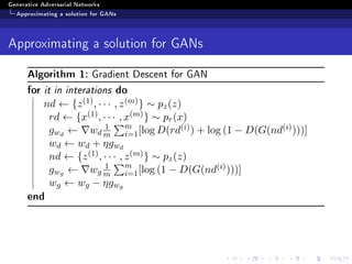 Introduction to Generative Adversarial Networks | PPT