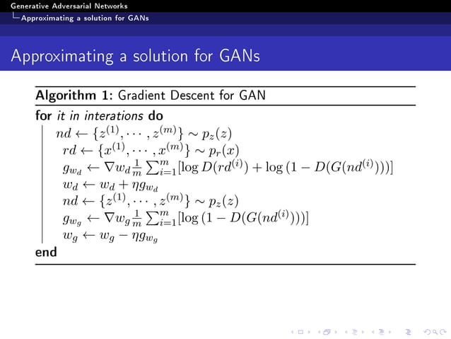 Introduction to Generative Adversarial Networks | PPT