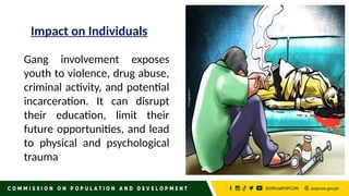 Gang-and-Violence: A Very Alarming Issue in the community | PPTX