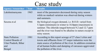 Ganga River pollution | PPTX