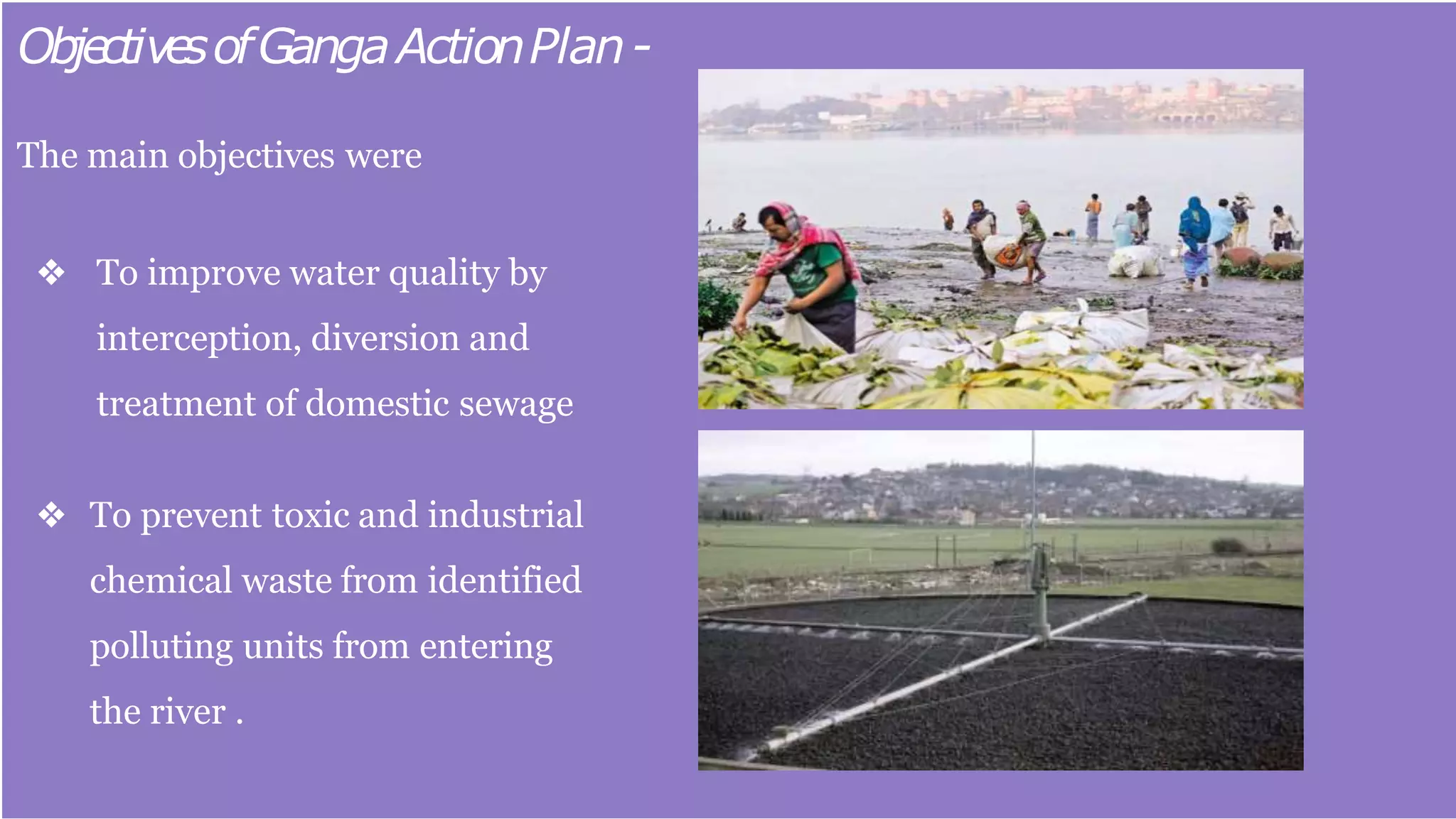 Ganga Action Plan_Final ,ganga pollution | PPT