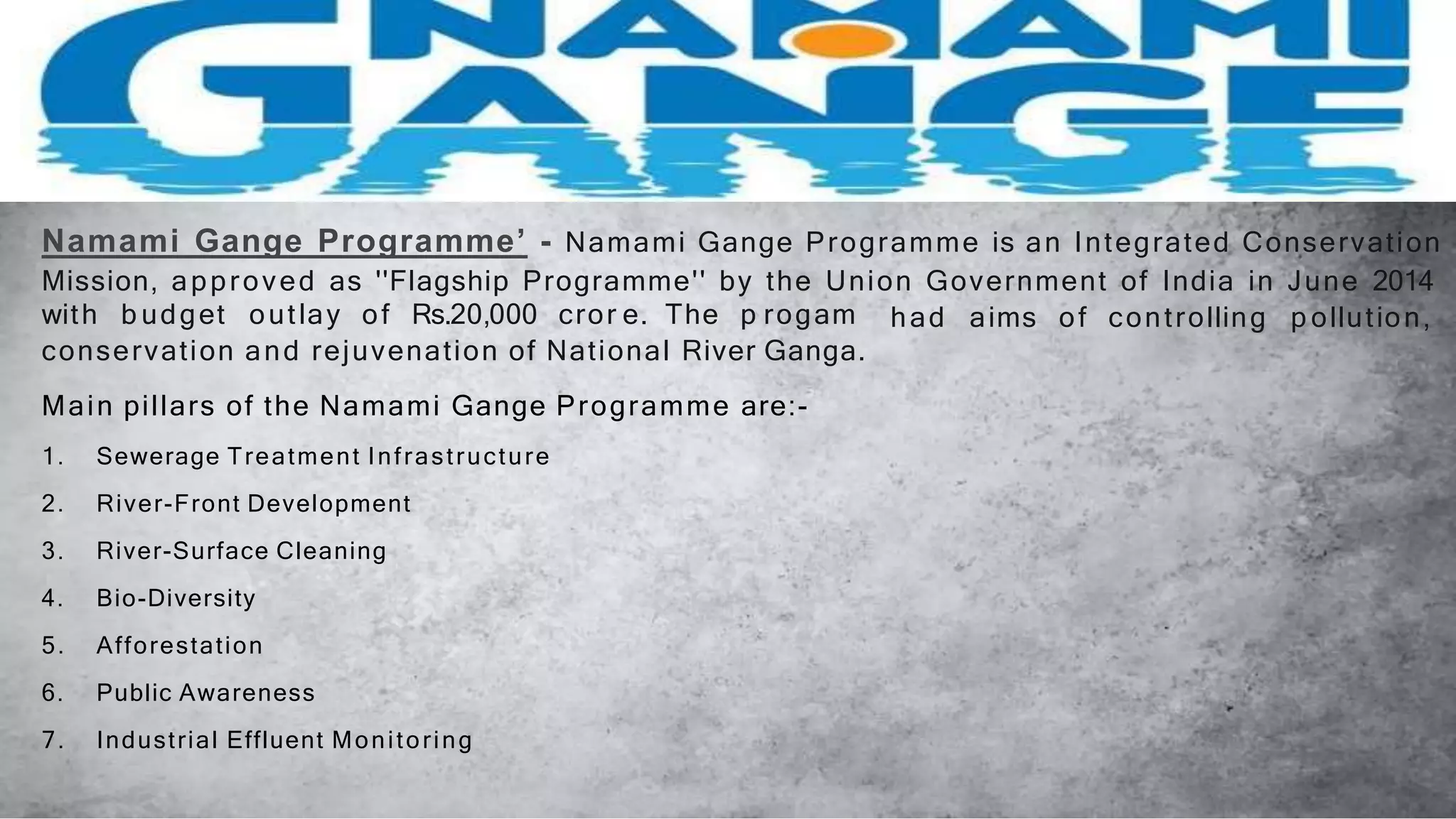 Ganga Action Plan_Final ,ganga pollution | PPT