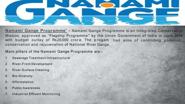 Ganga Action Plan_Final ,ganga pollution | PPT