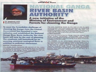 Ganga action plan | PPT