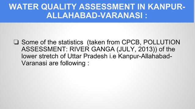 Ganga pollution | PPTX