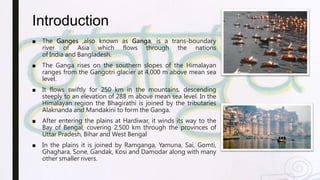 Ganga Action Plan | PPTX