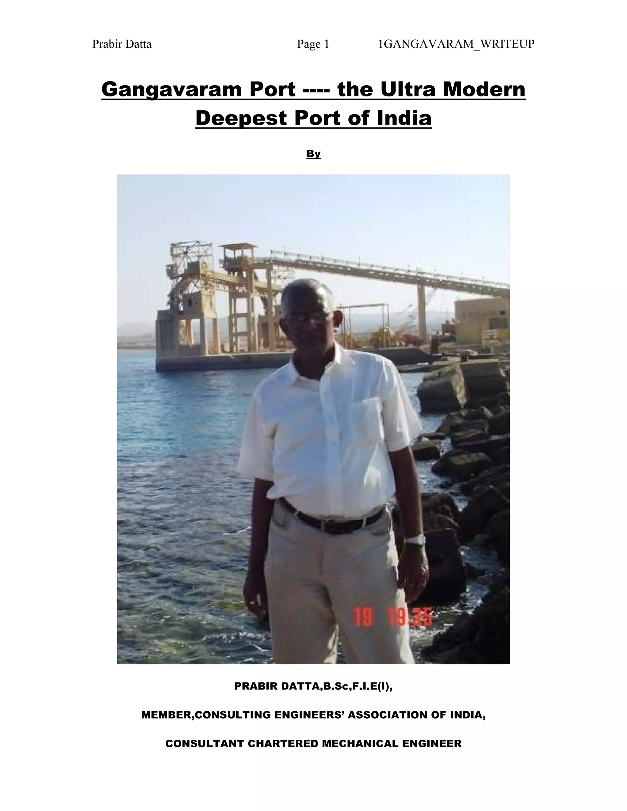 Gangavaram Port Project,India | PDF