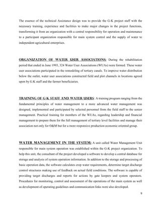 Ganges-Kobadak Irrigation Project | PDF