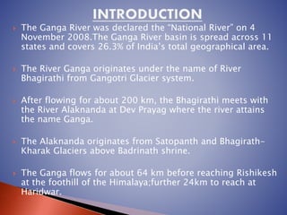 Gangetic ecosystem by govind baabu | PPTX