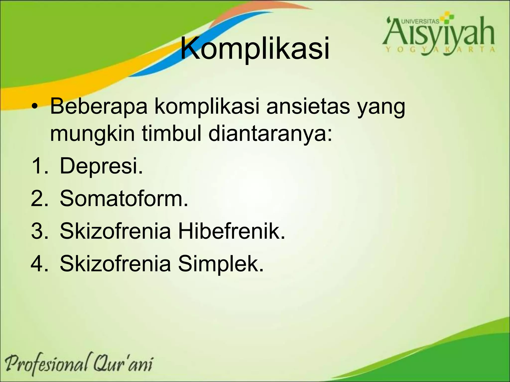 Gangguan ansietas | PPT