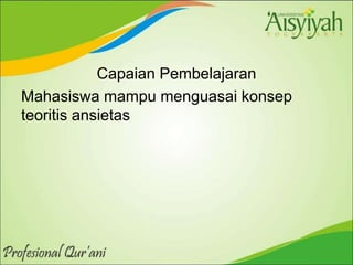 Gangguan ansietas | PPT