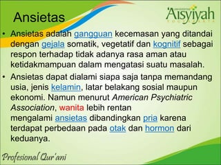 Gangguan ansietas | PPT