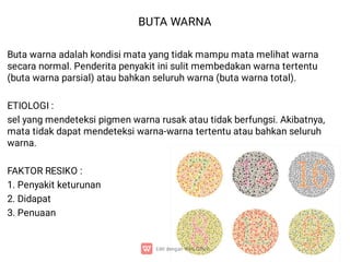 Gangguan sistem Indera pada manusia mata | PDF