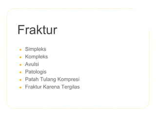 Gangguan pada tulang | PPTX