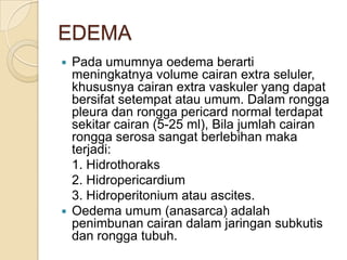 Gangguan sirkulasi dan cairan tubuh i | PPT