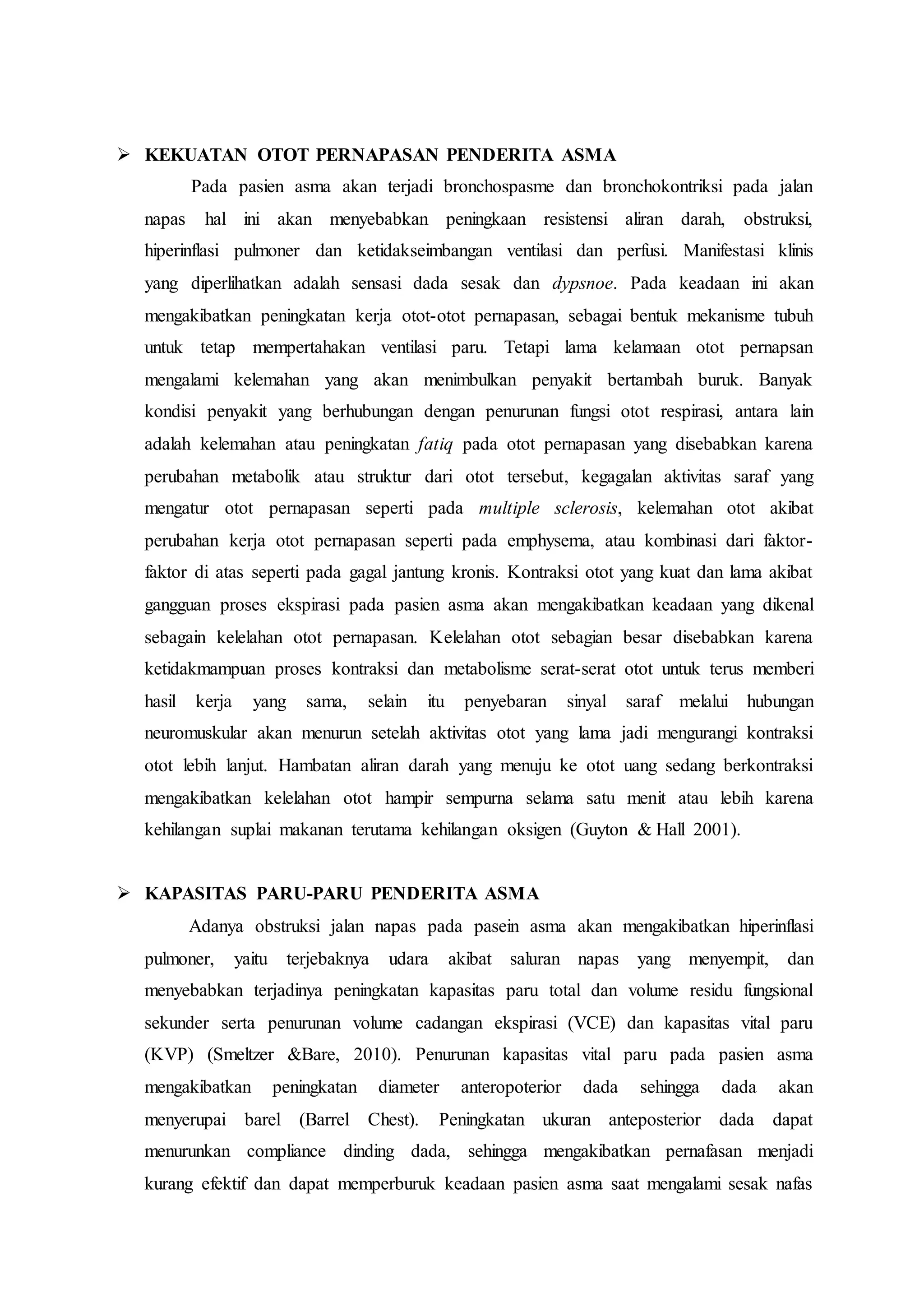 Gangguan sistem pernapasan manusia (asma) | DOCX