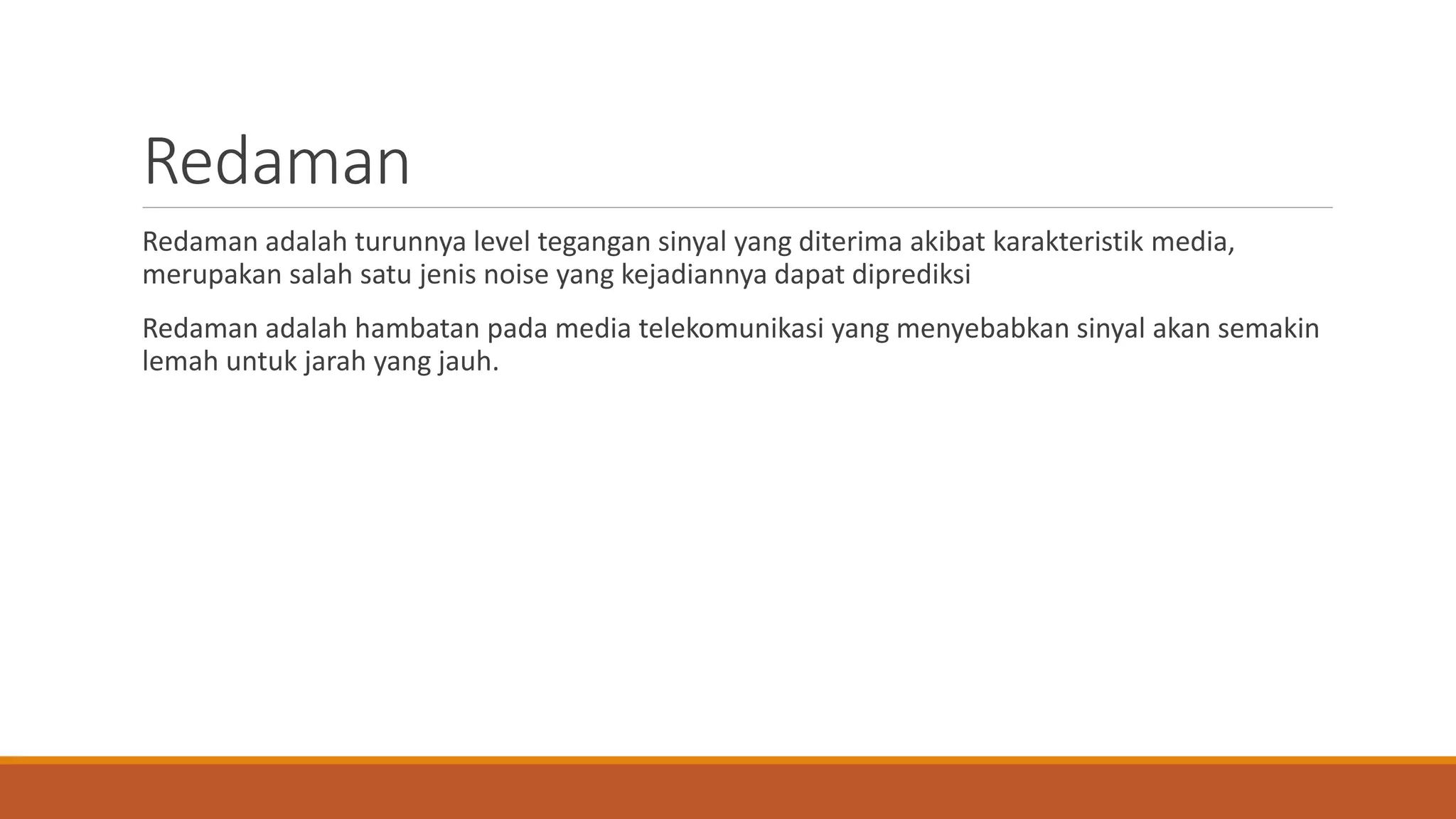 Jenis - Jenis Gangguan dalam Sistem Transmisi | PPTX