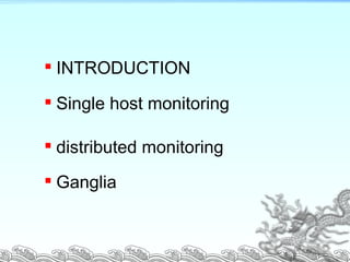 Ganglia monitoring | PPT | Cloud Computing | Internet