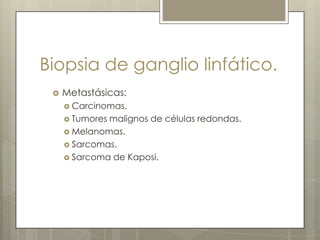 Ganglio linfático. | PPTX