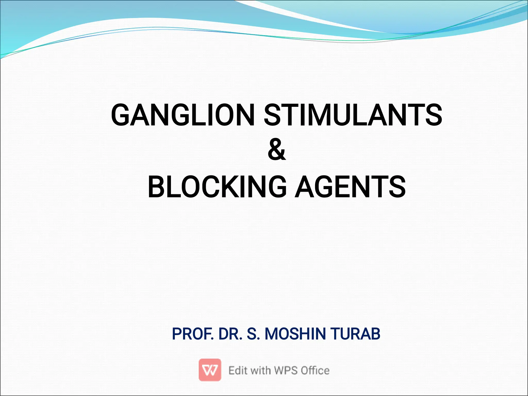 ganglionblockers n stimulants.pdf hfvgfffvggvvbh | PPT