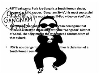 Gangnam style | PPT