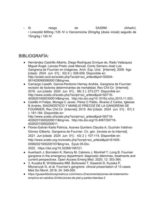 (2024-06-04). Diagnóstico precoz de una enfermedad grave: GANGRENA ...
