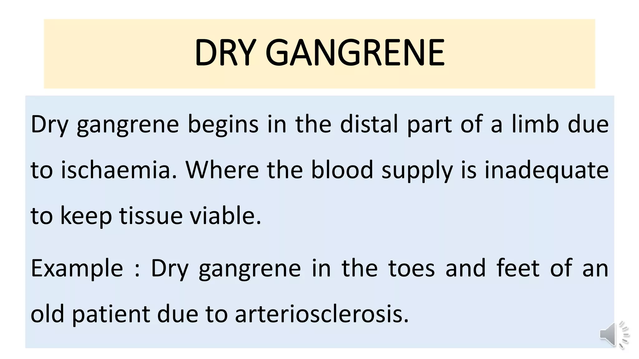 Gangrene #Types of gangrene | PPTX
