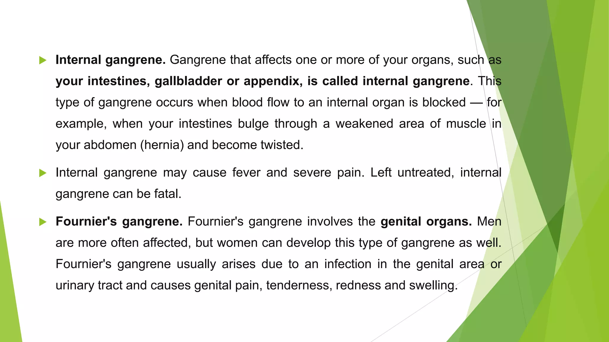 Gangrene | PPTX