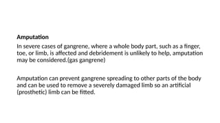 GANGRENE.ppt explaining types and causes | PPTX