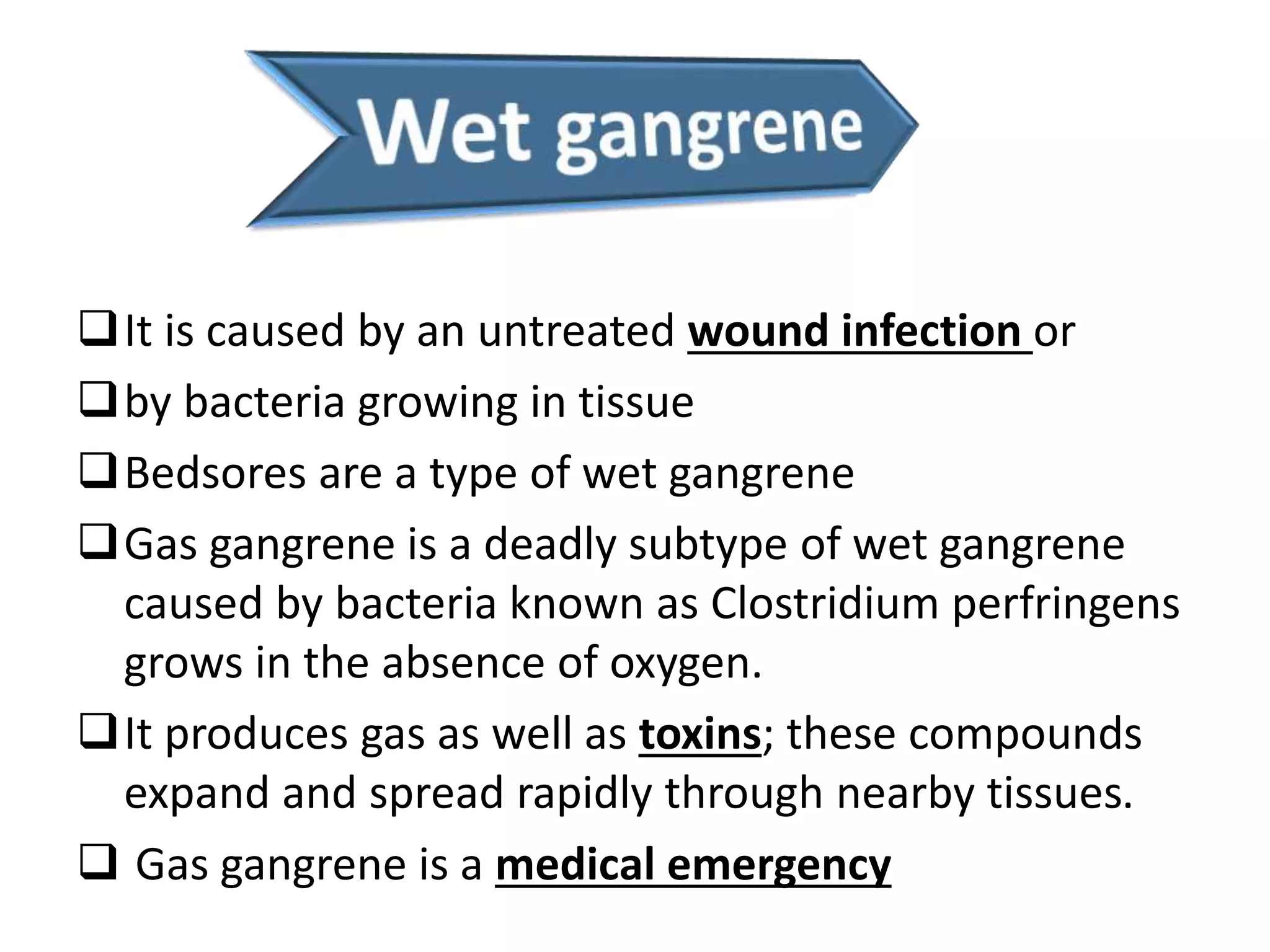 Gangrene and amputation | PPTX