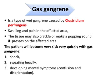Gangrene and amputation | PPTX
